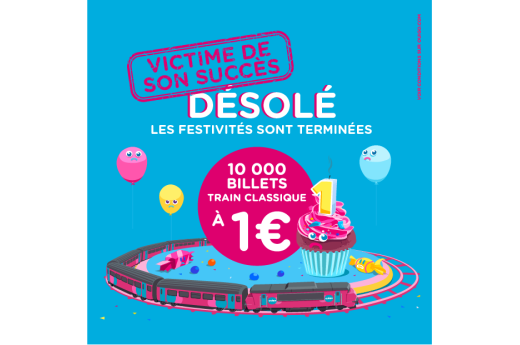 Youpi ! Billets Train Classique à 1 euro seulement ! | OUIGO