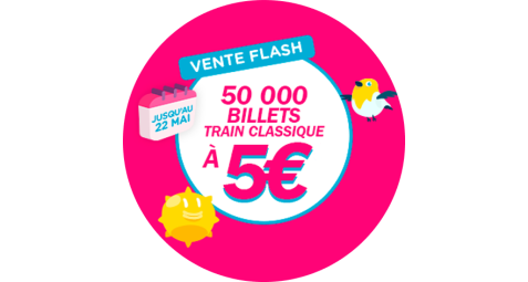 Billets à 5 € pour les 2 ans de Train Classique ! | OUIGO
